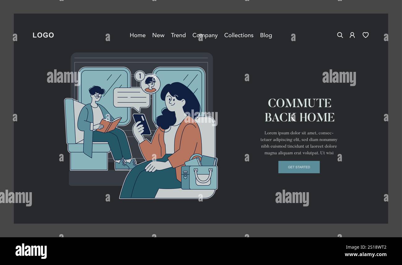 Commuting mother concept. Professional woman multitasking on public ...