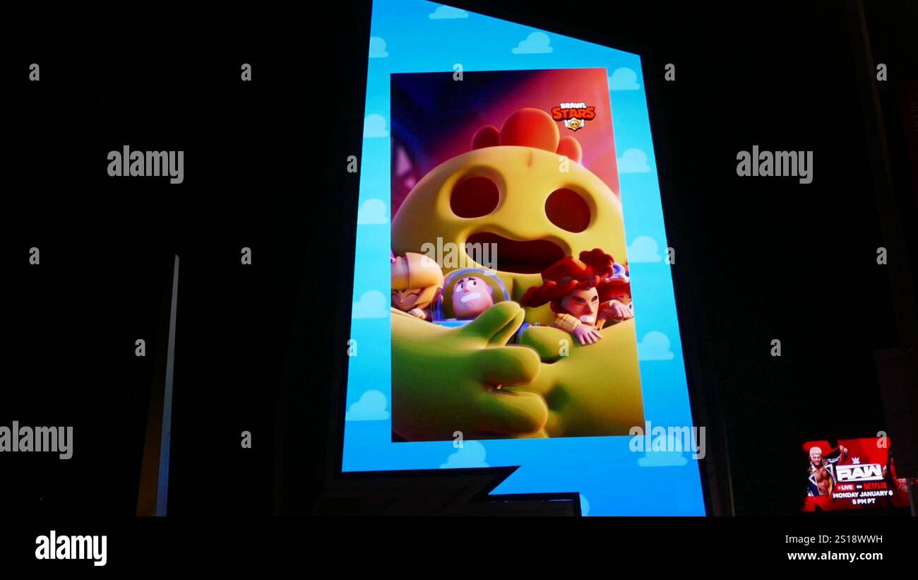 Los Angeles, California, USA 1st January 2025 Toy Story Billboard on ...