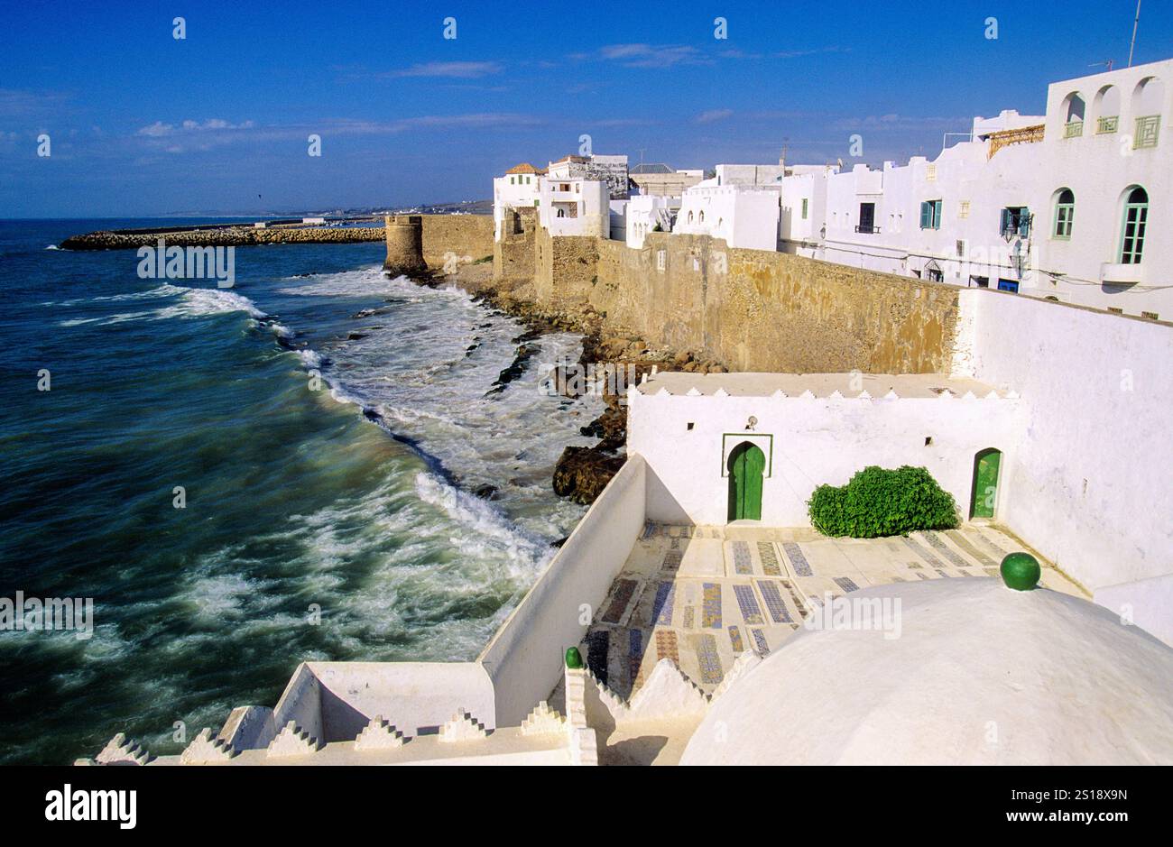 MAROC, REGION DE TANGER, LA MEDINA D'ASILAH (ANCIENNE CITE PORTUGAISE ...
