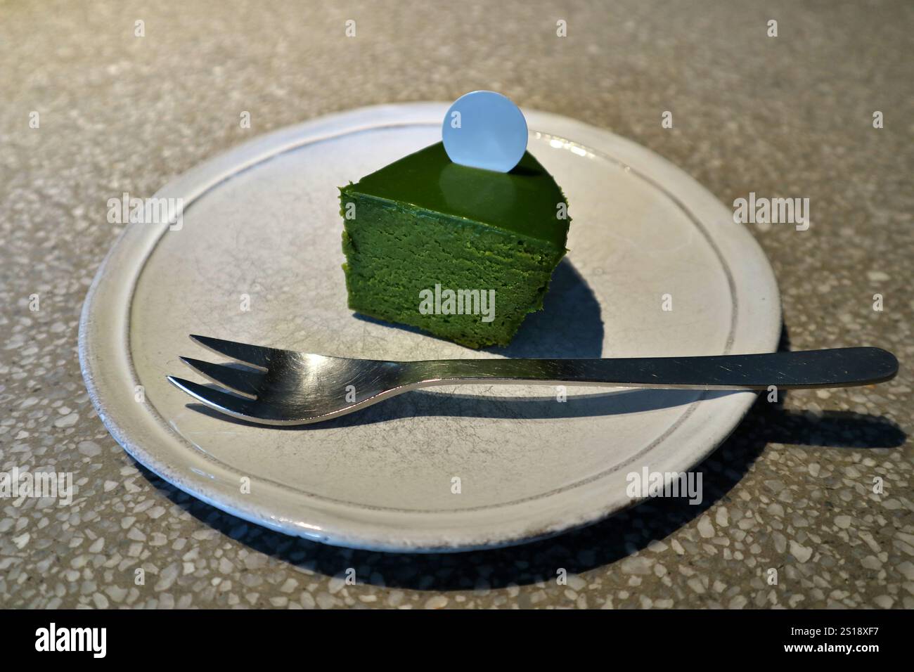 Matcha chocolate cake in Tokyo, Japan Stock Photo - Alamy