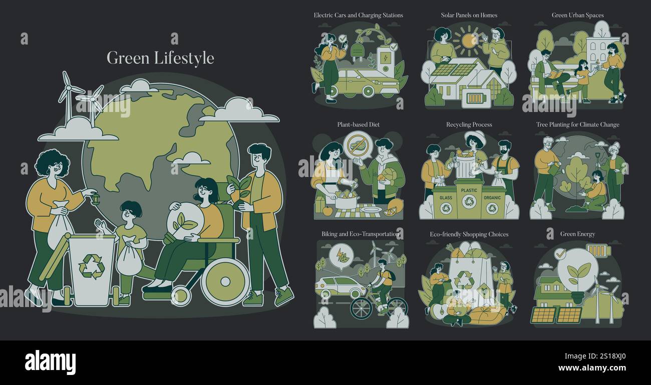 Community based solar Stock Vector Images - Alamy