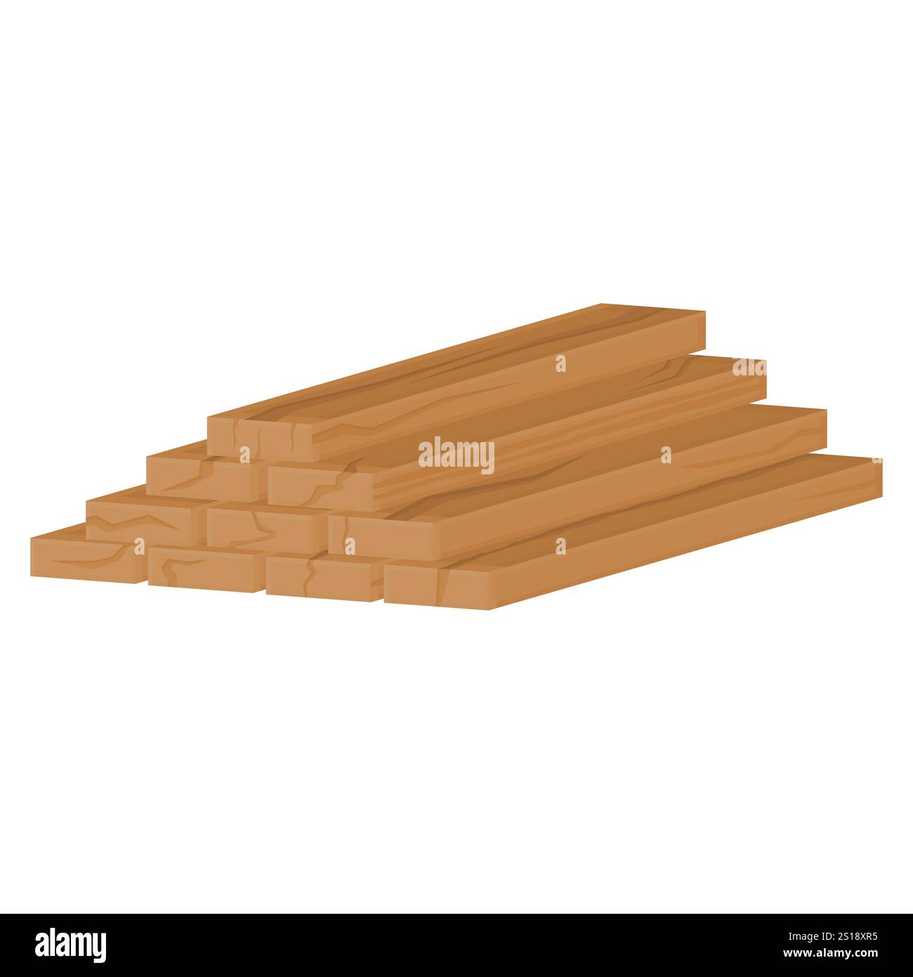 Brown Wooden Lumber Pile Vector. Log Pile. Wood Industry. Icon Lumber ...