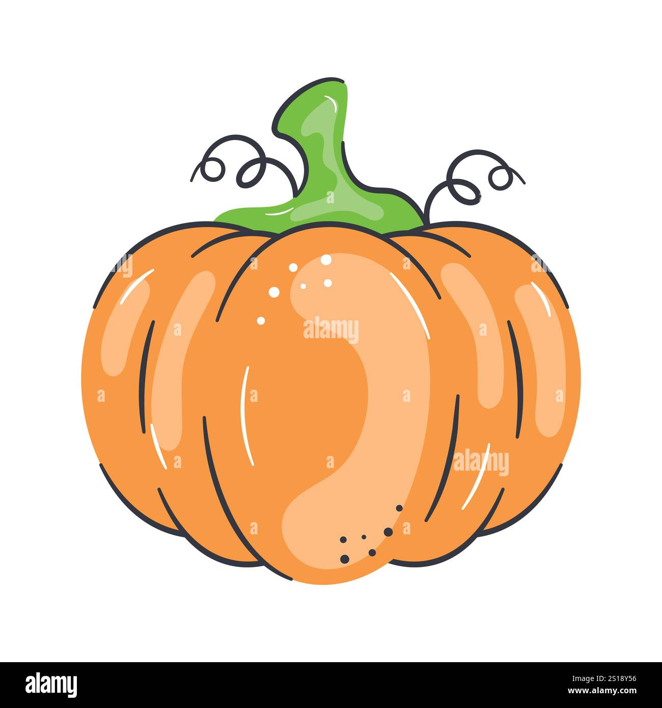 Pumpion vector vectors Stock Vector Images - Alamy