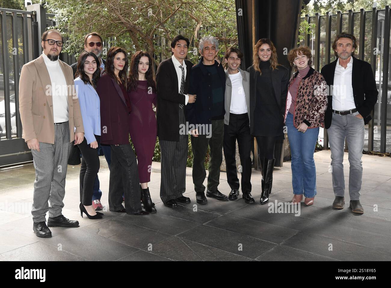 Rome: Rai Headquarters Viale Mazzini. Photocall miniseries "Leopardi ...