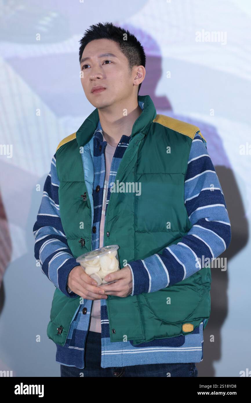 Hong Kong actor Sun Yang attends an activity in Shanghai, China, 30 ...