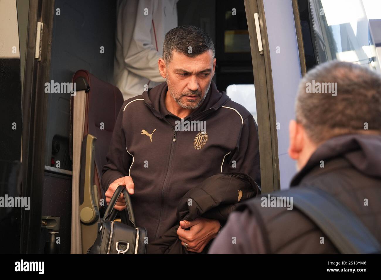 Milan’s head coach Sergio Conceicao during the EA Sports FC Supercup ...