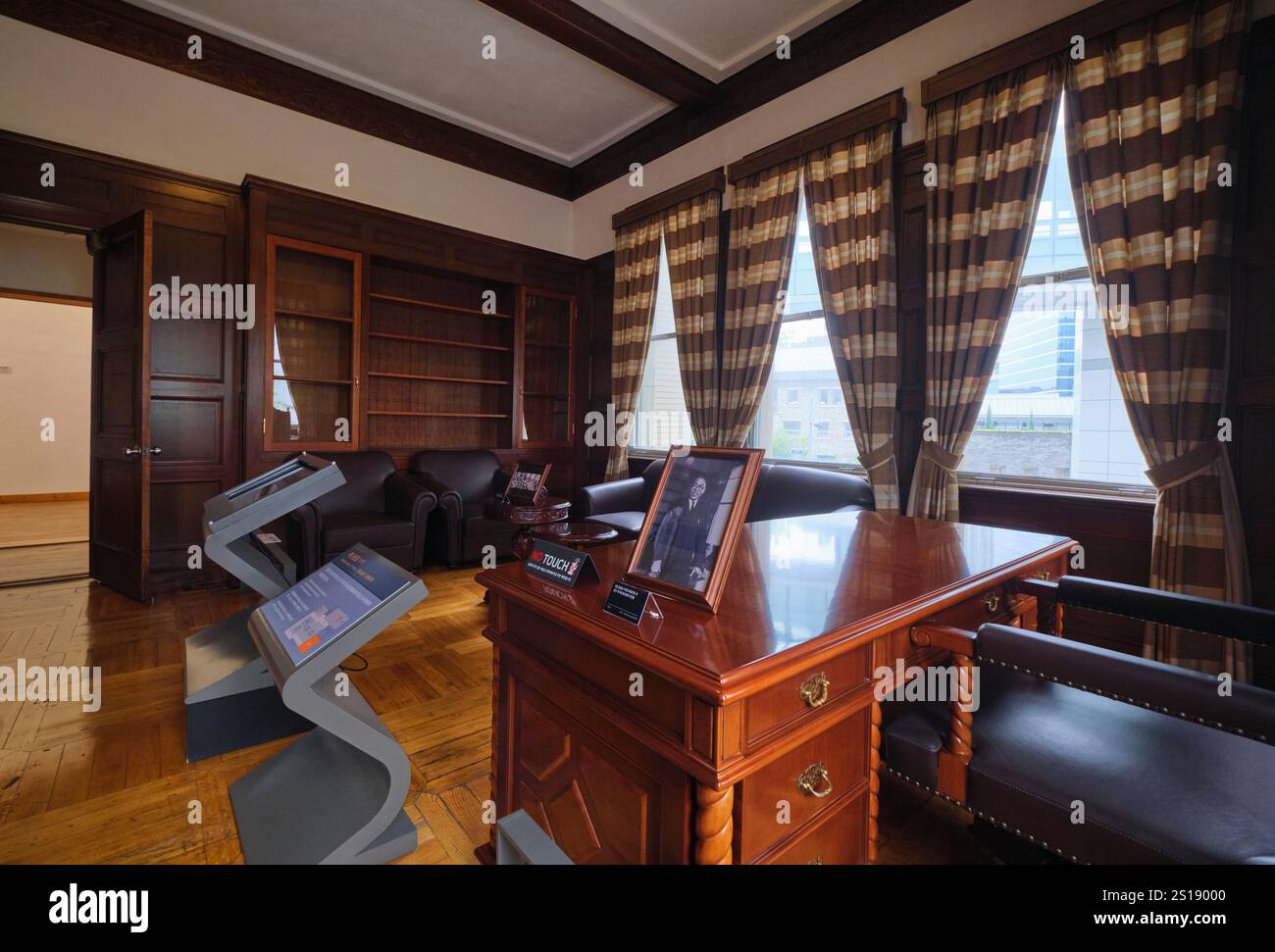 A view of one of the traditional rooms of the house. At political ...
