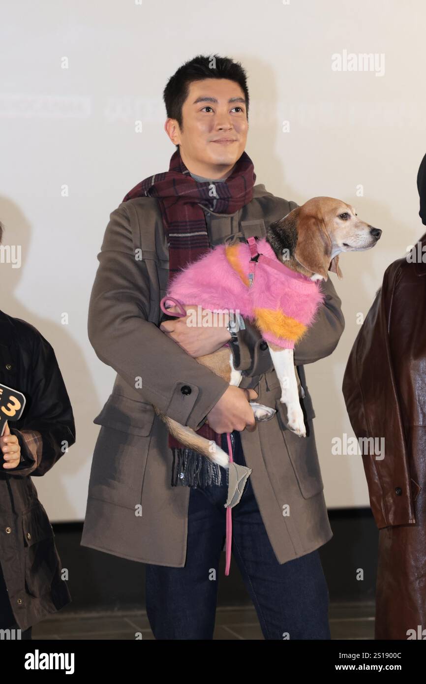 Chinese actor Du Jiang attends an activity in Beijing, China, 29 ...