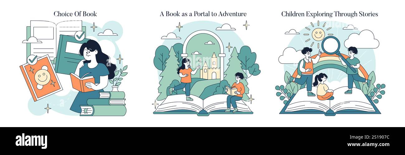 World Book Day set. Celebrating books and their power to inspire ...