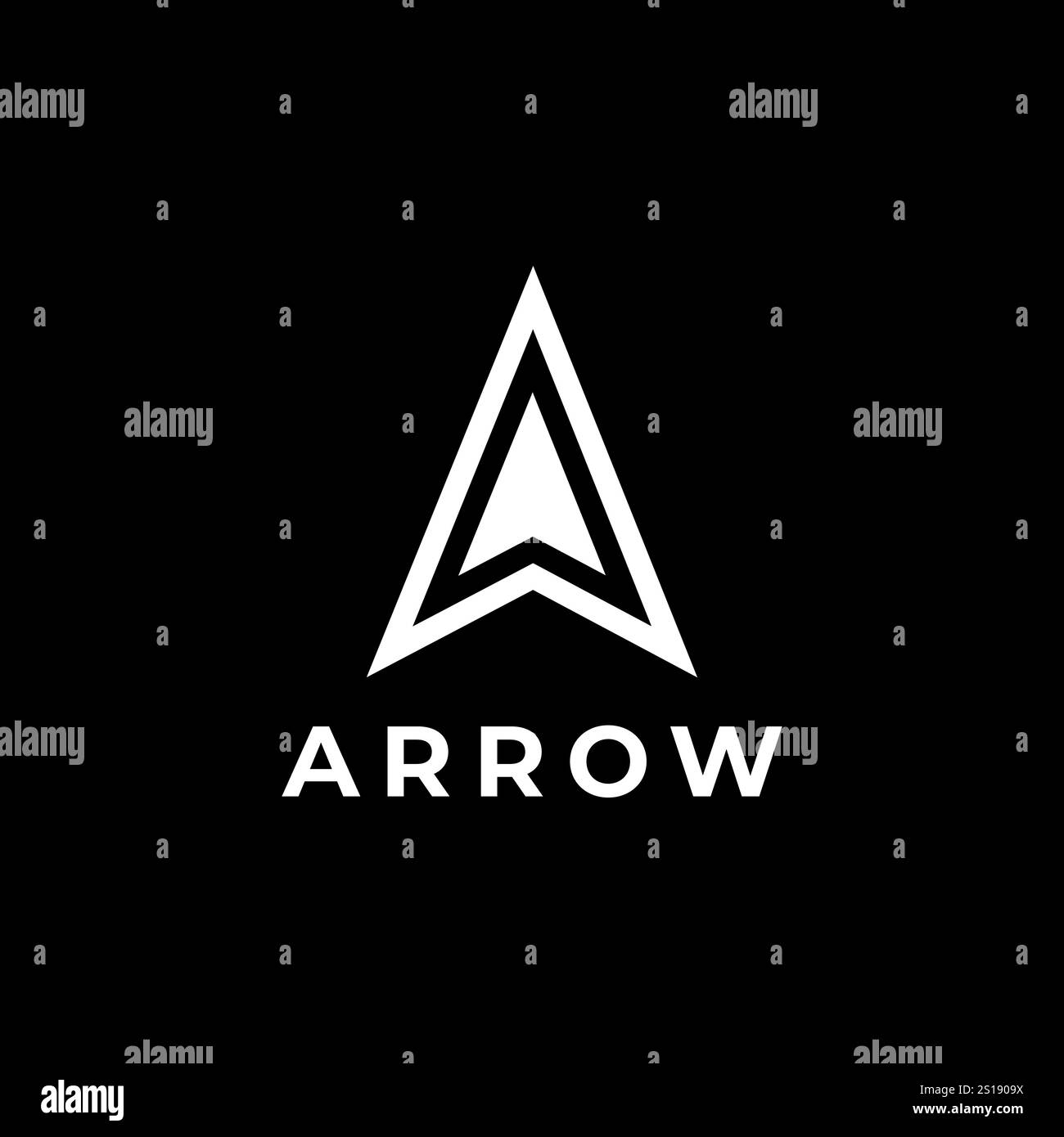 Abstract business arrow up logo icon. Vector design template Stock ...