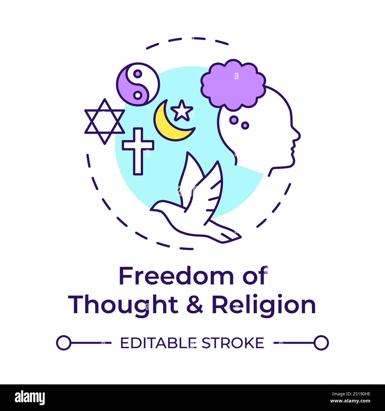 Faith religion multi Stock Vector Images - Alamy