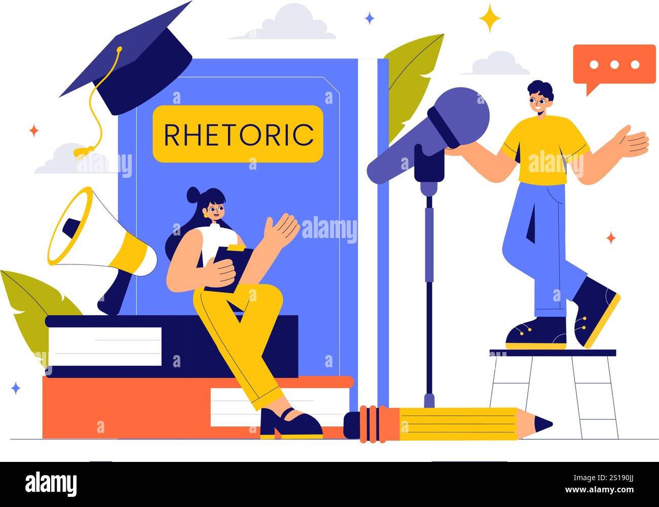 Class debate school Stock Vector Images - Alamy