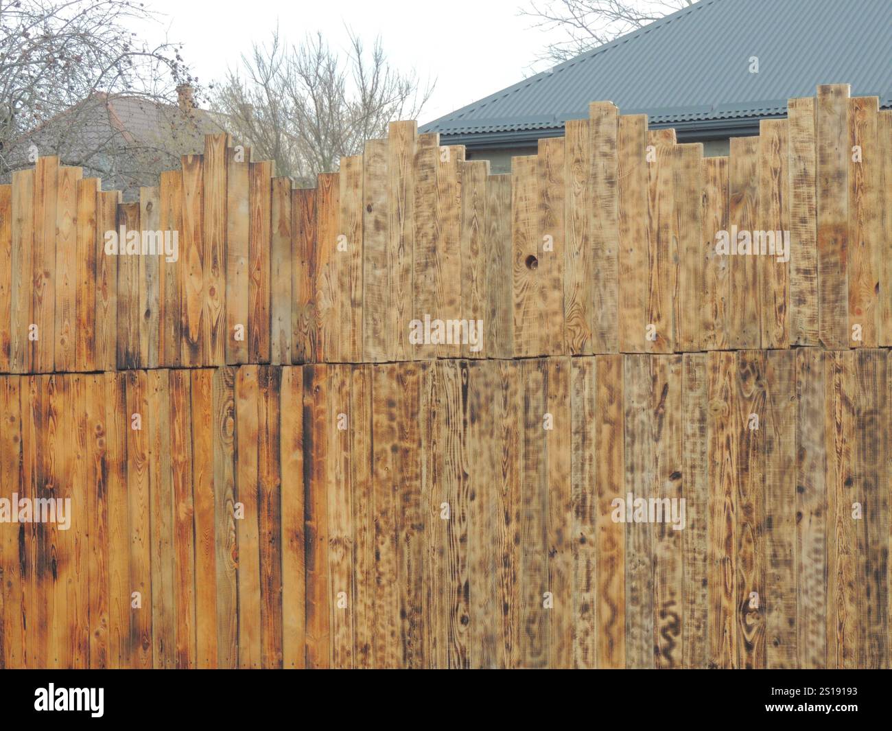beautiful rural fence with expressive texture in a rural area, textured ...