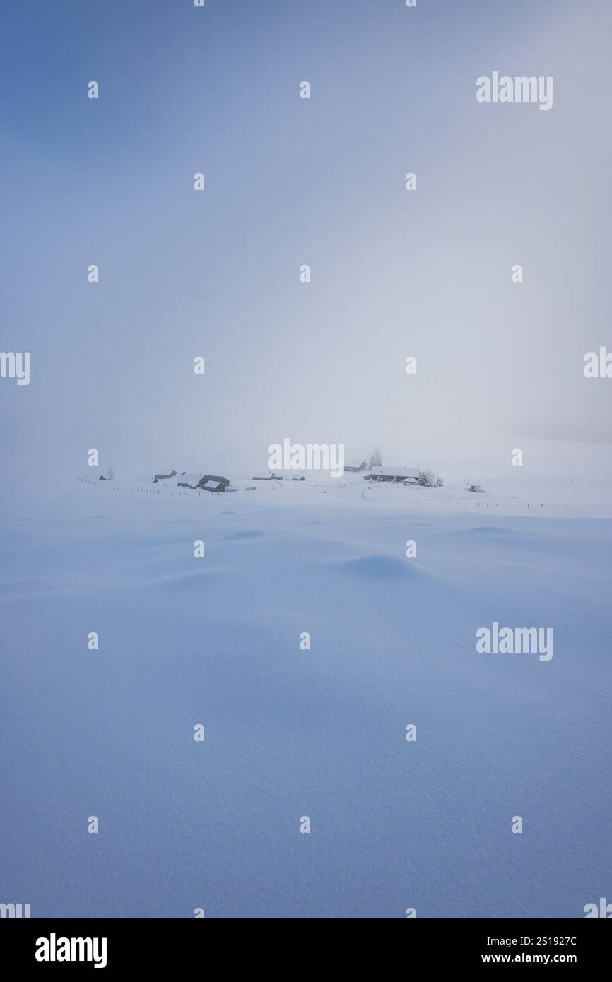 Schneeschuhwanderung im Postalm Winterpark im Salzkammergut an den ...