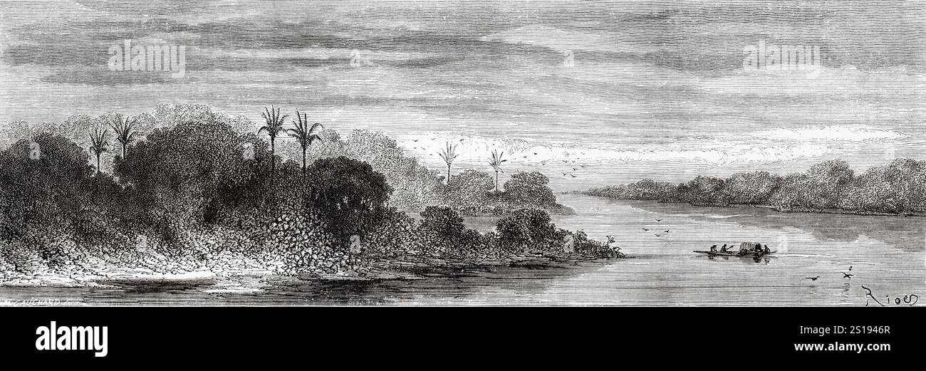 Amazon river peru brazil boundary hi-res stock photography and images ...