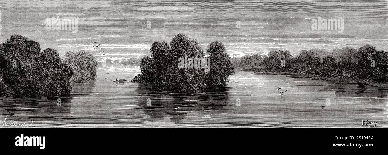 The Putumayo River or Ica River is one of the tributaries of the Amazon ...