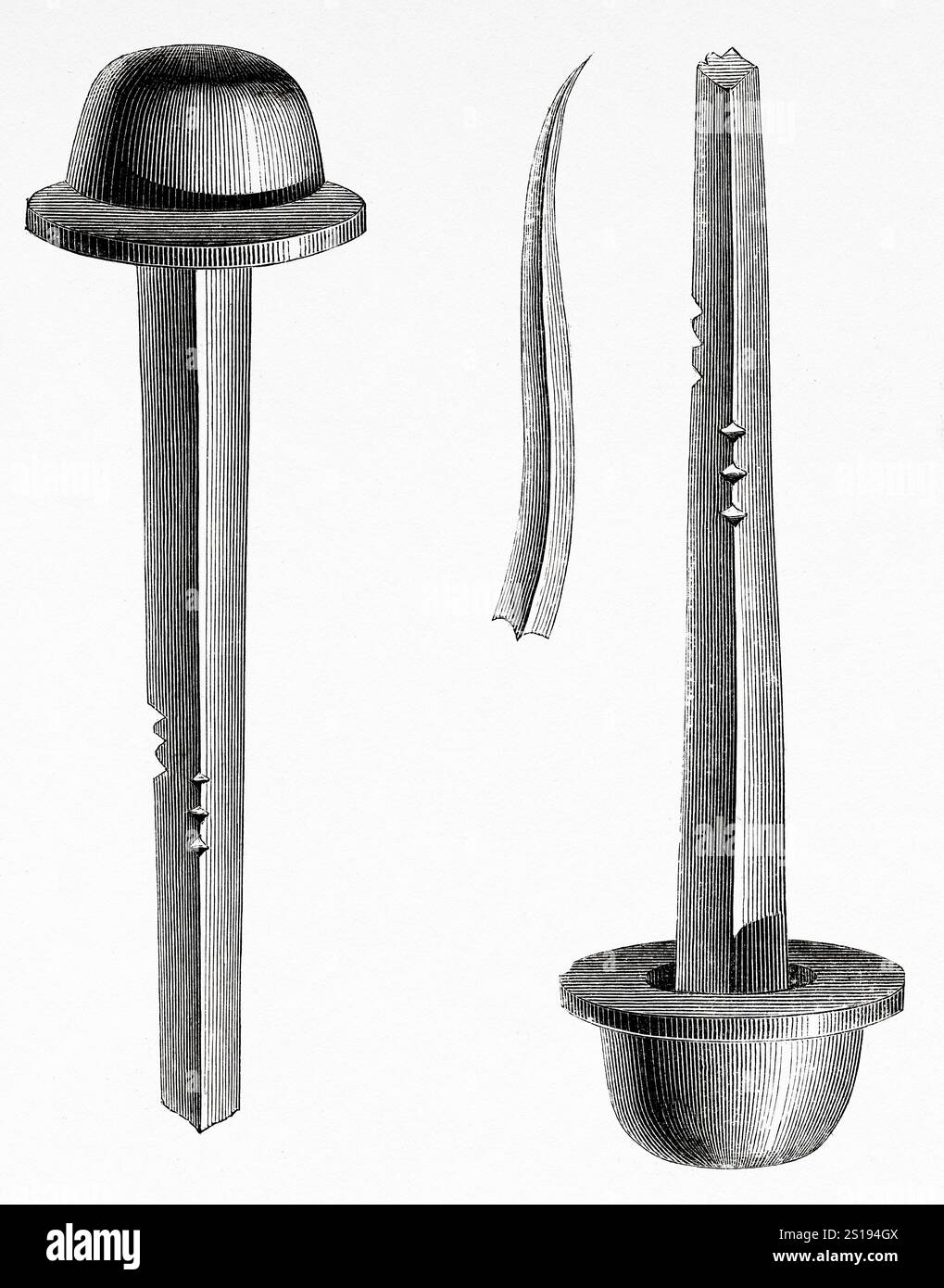 Nail of the true cross, Vatican. Rome. Italy, drawing by Benoit ...