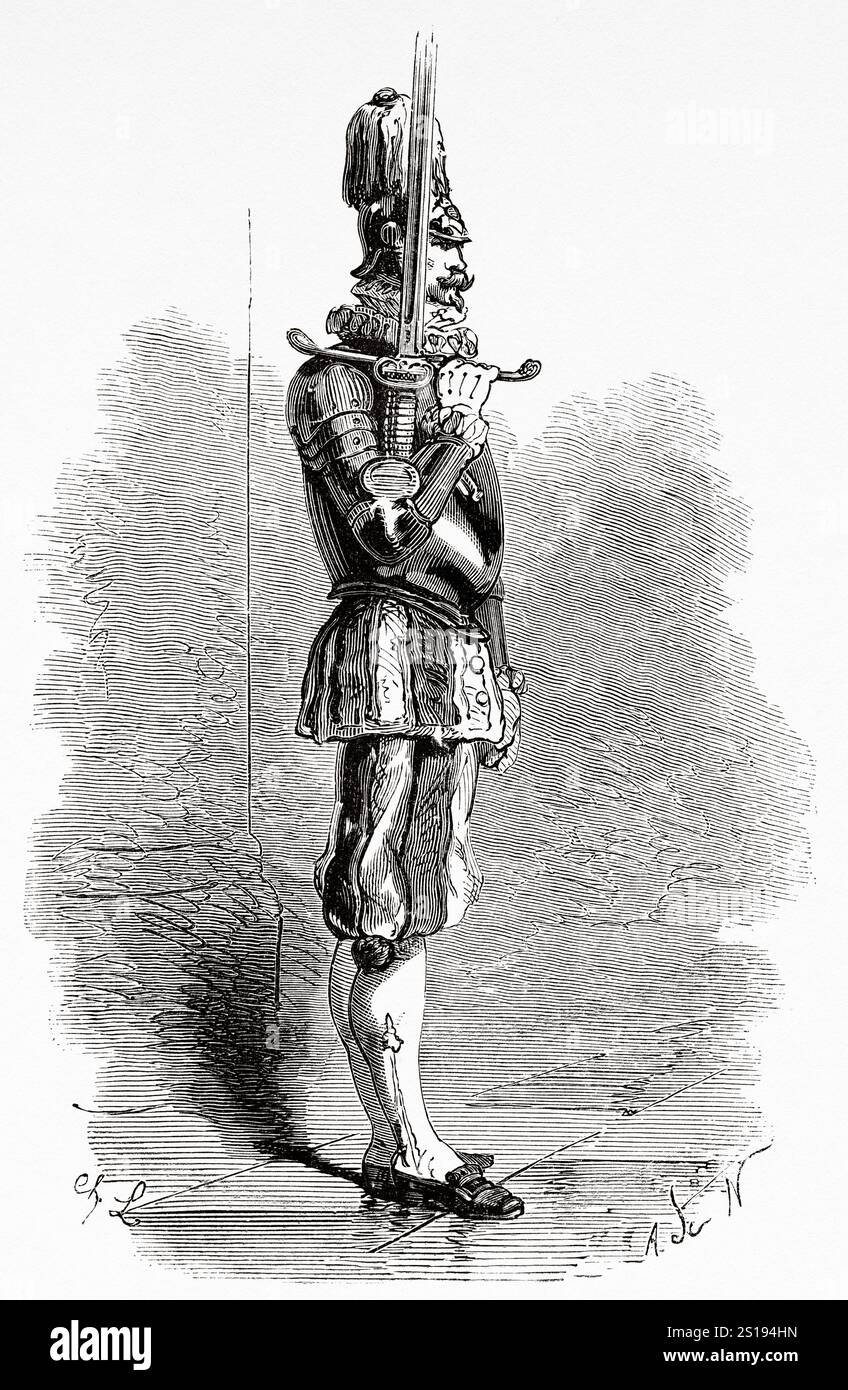 Swiss guard sword Cut Out Stock Images & Pictures - Alamy