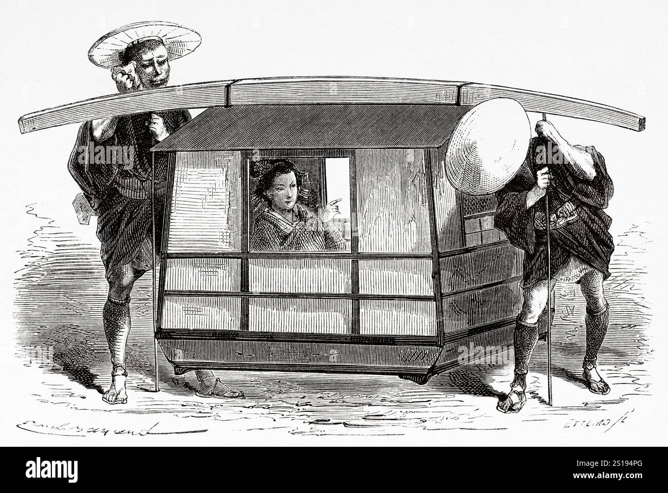 Drawing transport litter Cut Out Stock Images & Pictures - Alamy