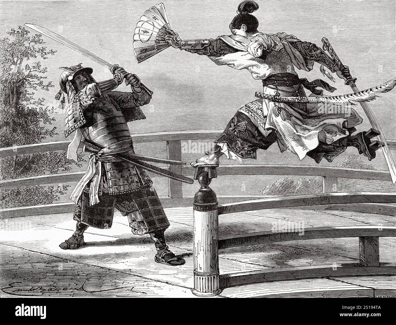 Youshitsune samurai fighting, great and popular warrior in Japanese ...