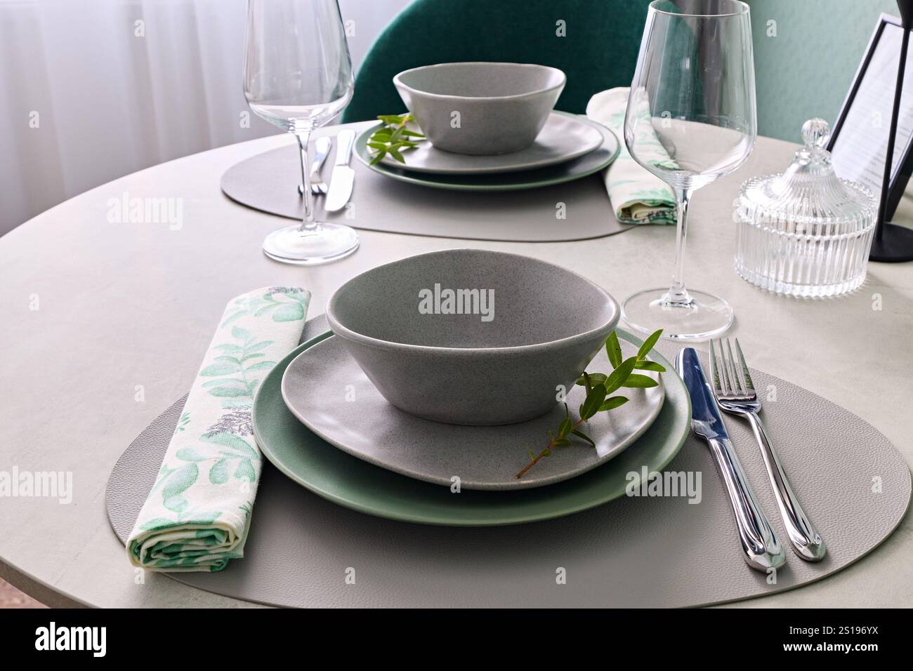 An Elegant Dining Table Setting with Beautiful and Sophisticated ...