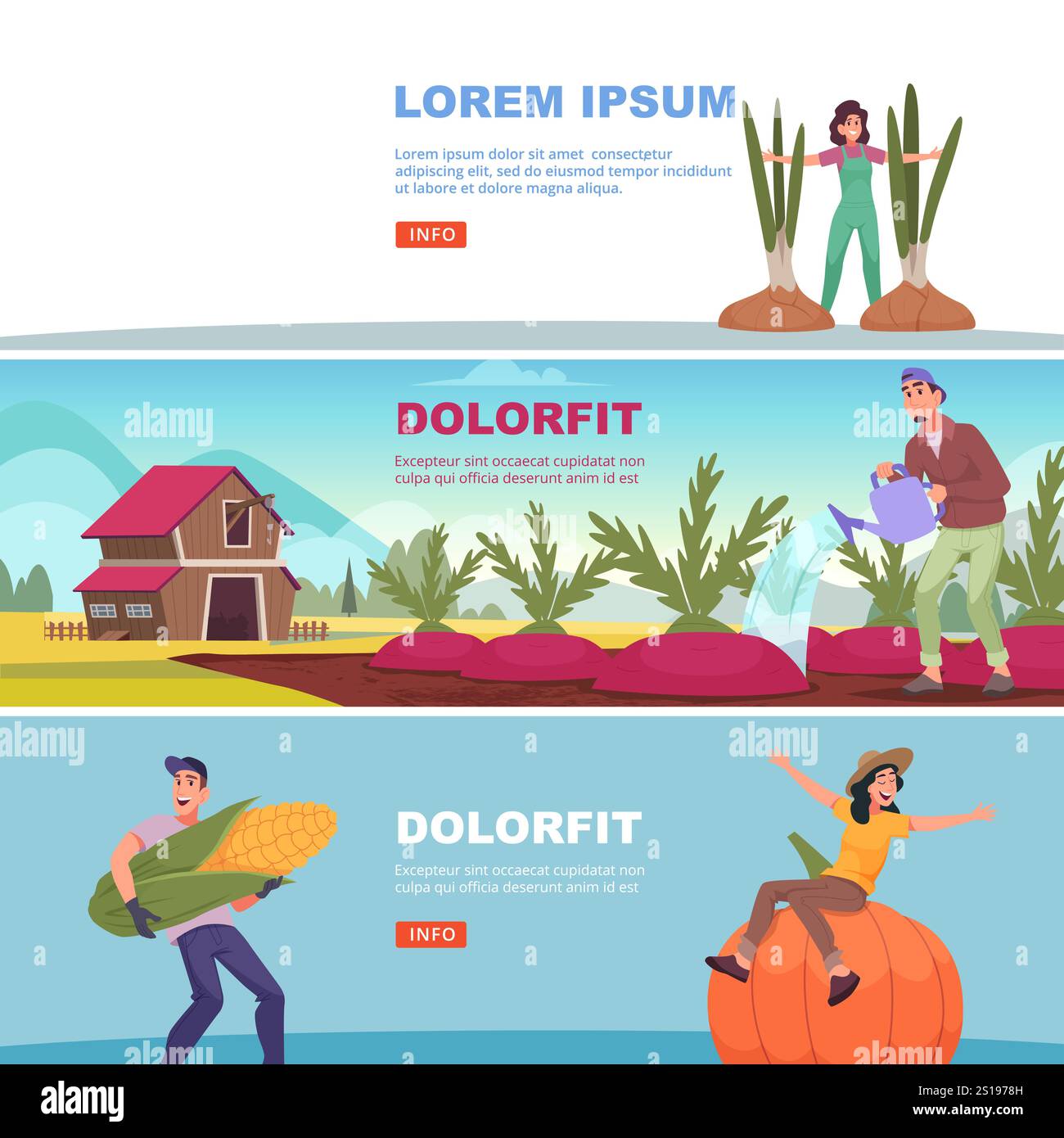 farmers. happy farmers with self rich harvest of fruits and vegetables ...