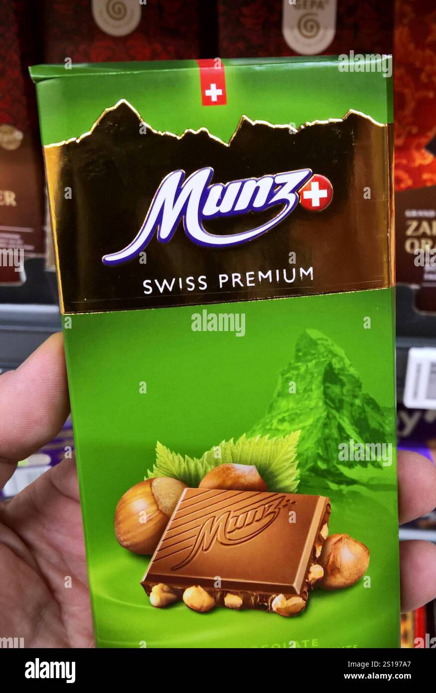 Munz Swiss Premium, Schweizer Schokolade. Hochwertige Chocolat der ...