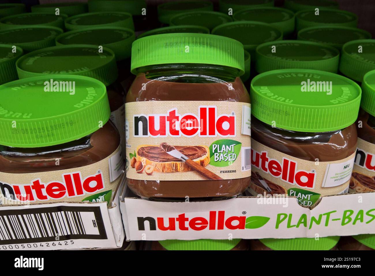 Nutella von Ferrero auf pflanzlicher Basis ist deutschlandweit ab ...