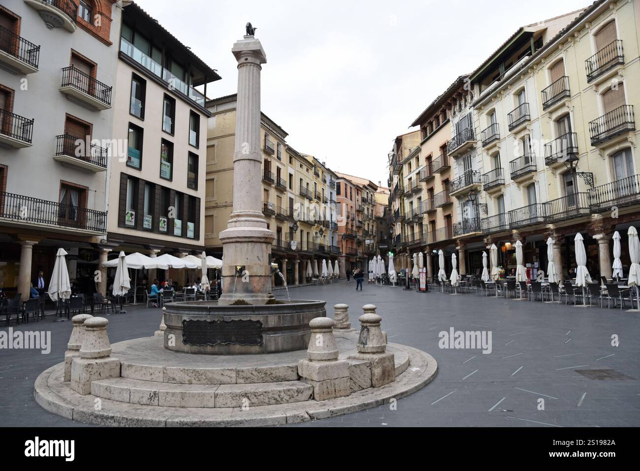 Plaza del Torico is the central square in Teruel Stock Photo - Alamy