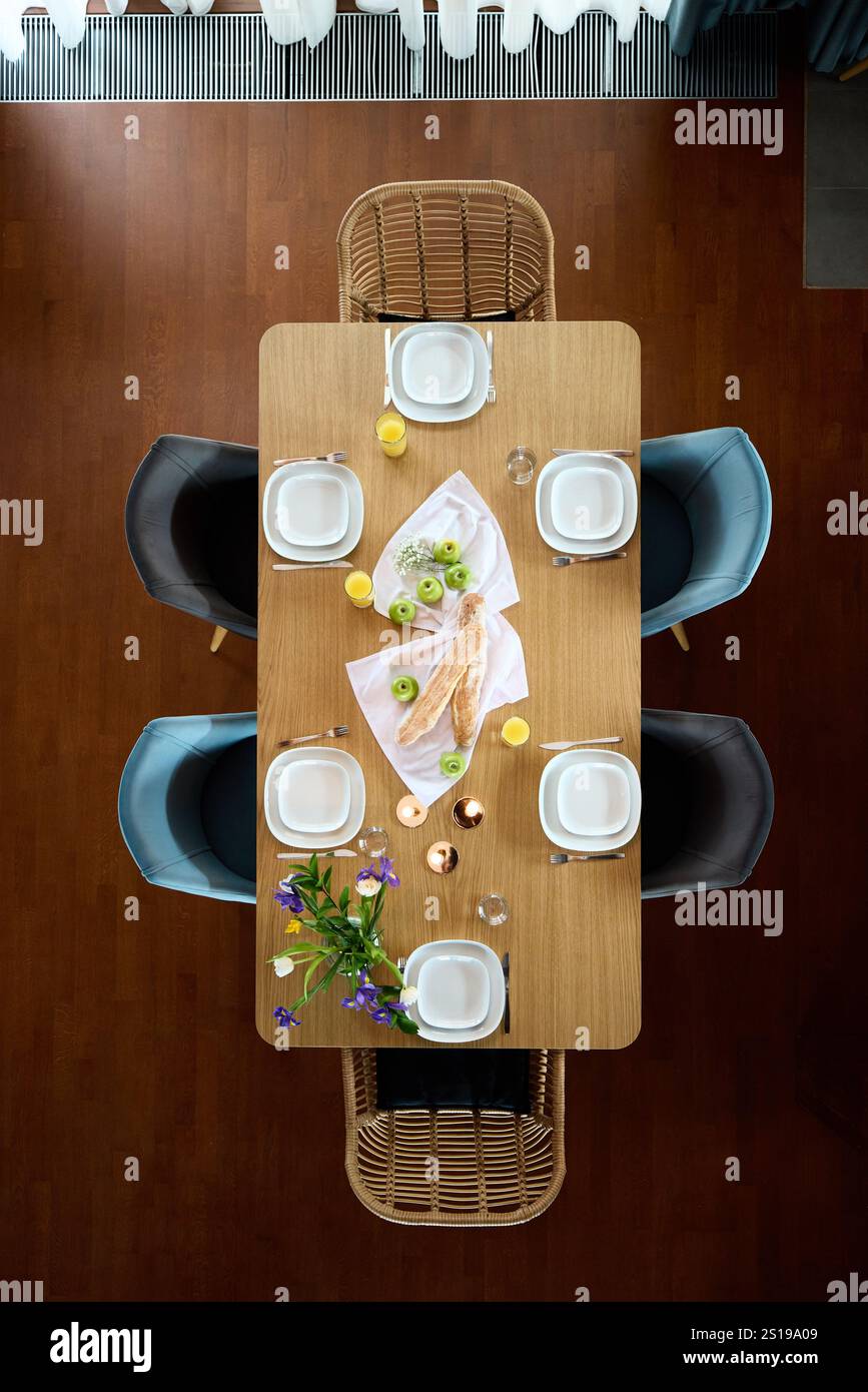 Creating a Stylish Dining Table Setup with Fresh Decor and Beautiful ...