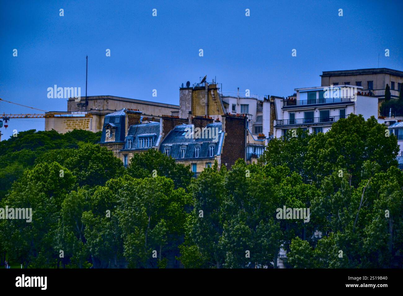 Paris, France - June 2nd 2016 : Floods in Paris. The Seine is about to ...