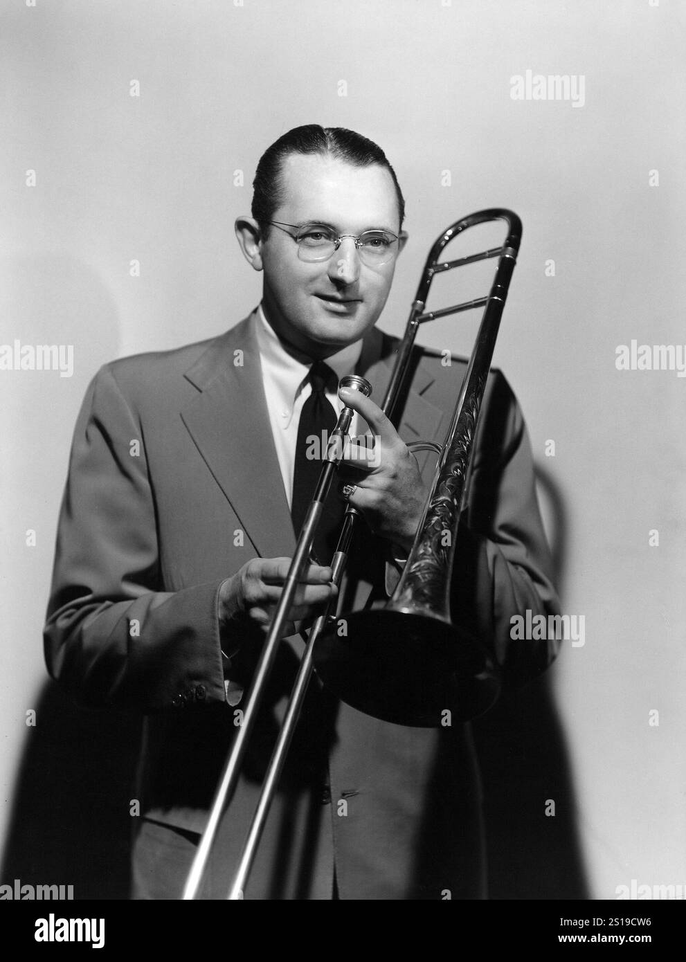 Tommy Dorsey with trombone in "Ship Ahoy" by Clarence Sinclair Bull ...