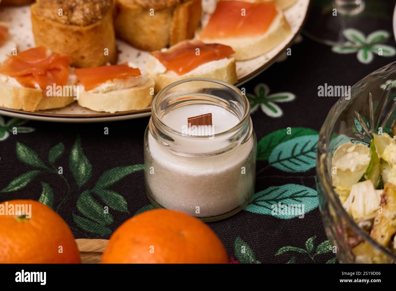 An Elegant and Charming Dining Scene Featuring Savory Dishes Alongside ...