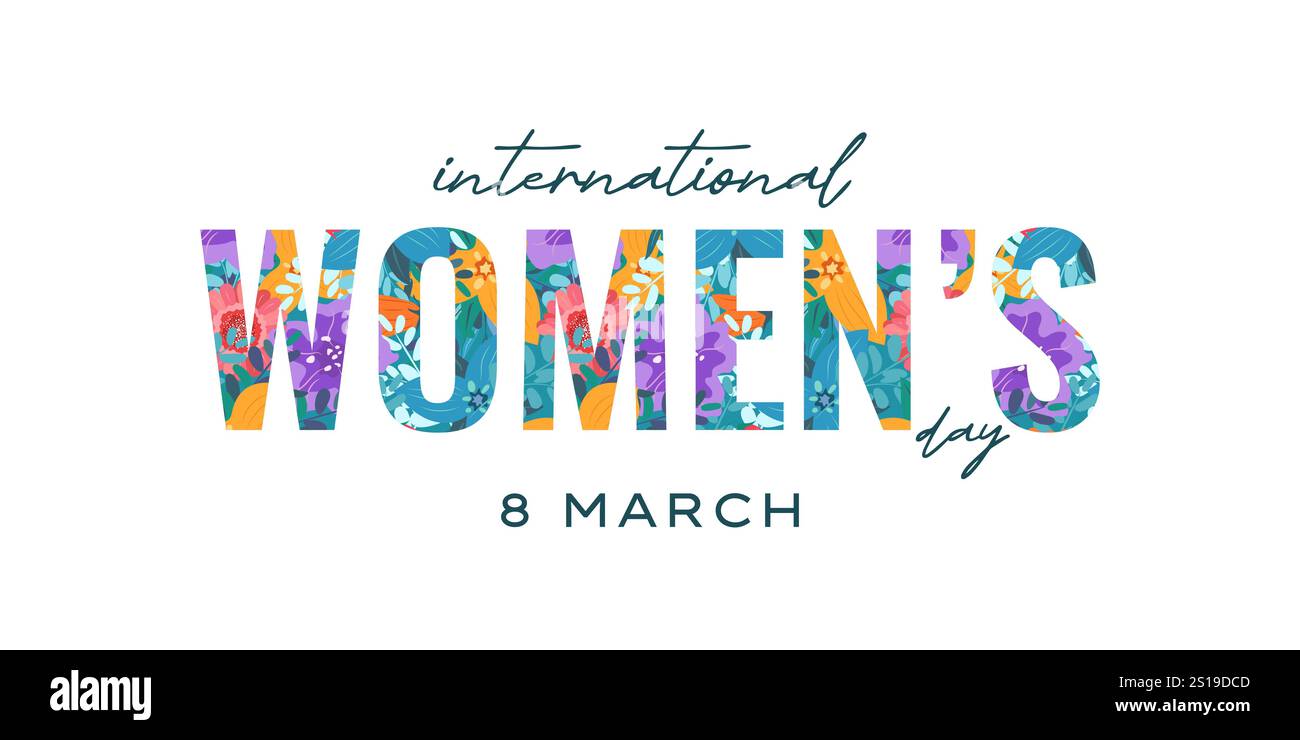 International Women's Day. Horizontal banner Stock Vector Image & Art ...