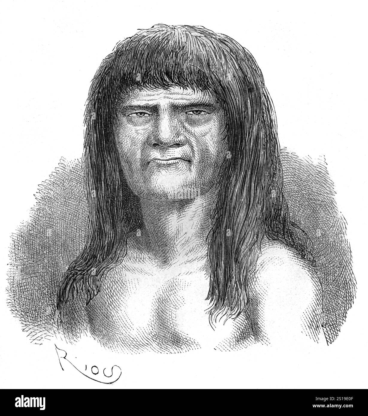 Portrait of Tsimané, Tsimane, Chimane or Pano Indigenous Man from ...