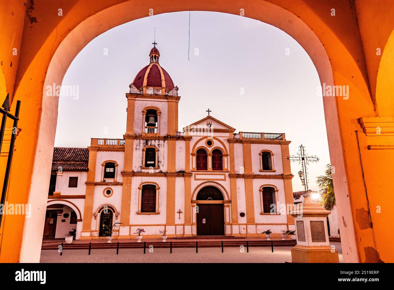 Inmaculada Concepcion church in Santa Cruz de Mompox, Colombia Stock Photo - Alamy