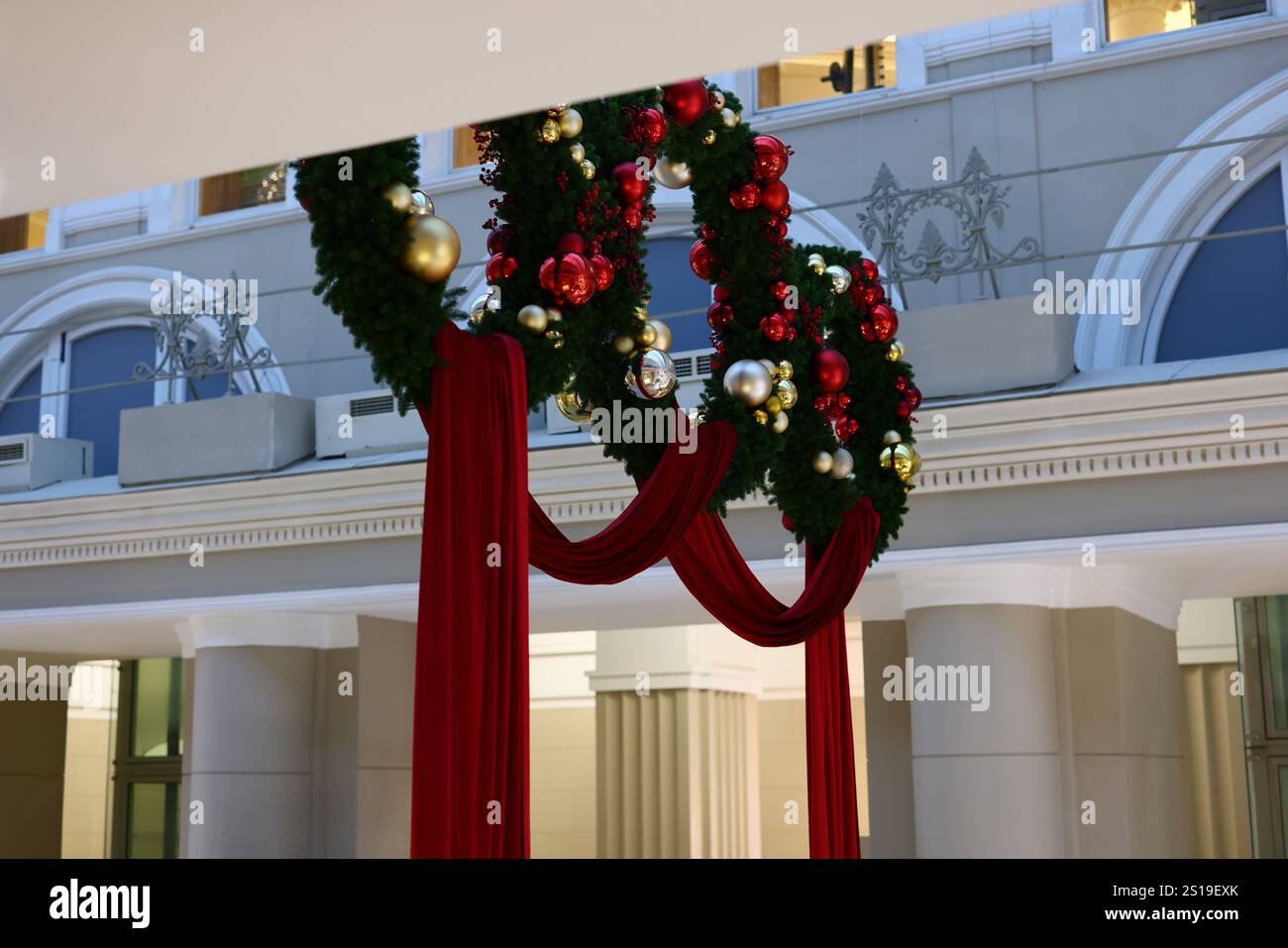Experience Elegant Christmas Decor featuring Beautiful Wreaths and ...