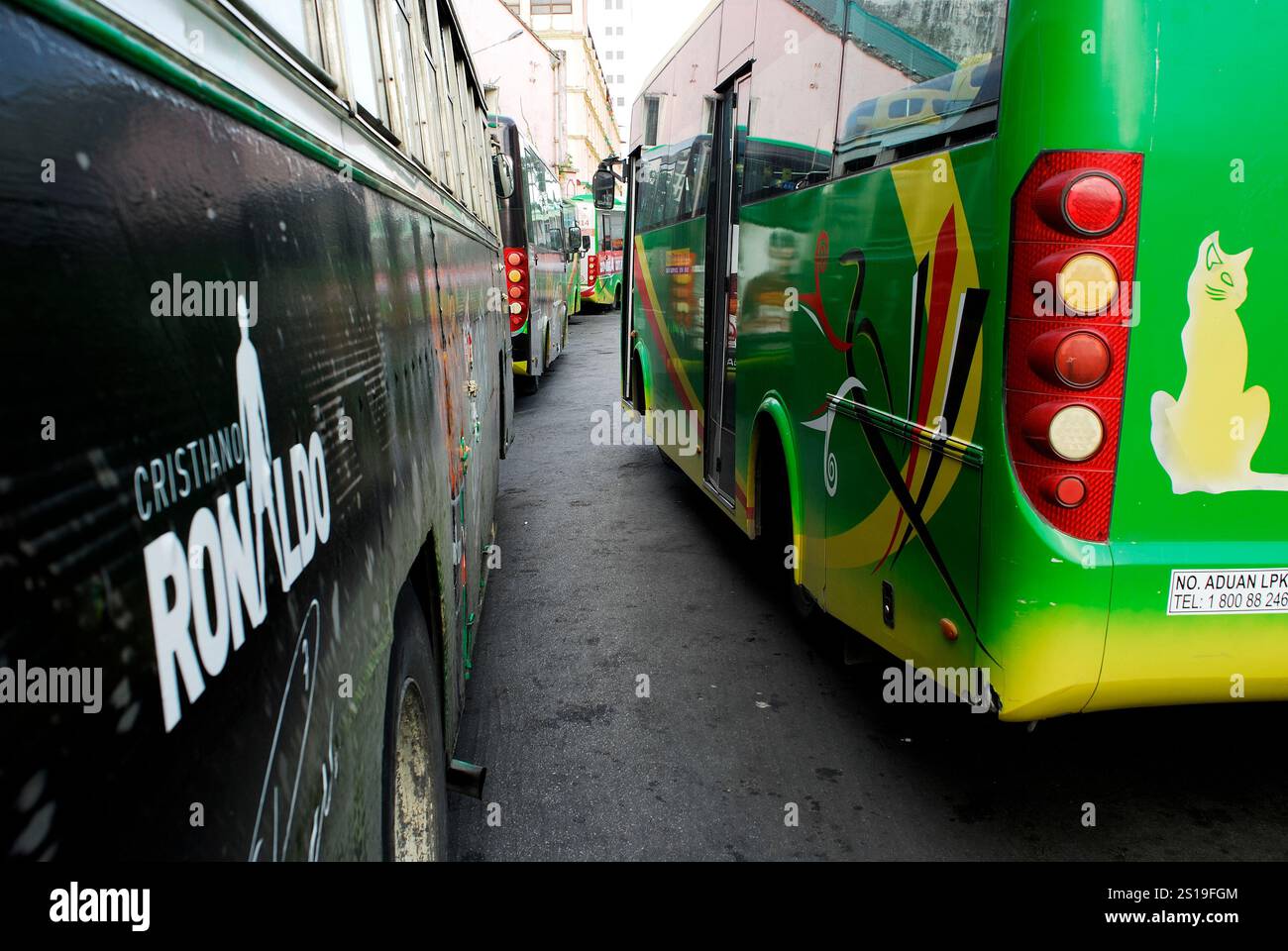 Bus transport to Kubah, Kuching, Borneo, Malaysia Stock Photo - Alamy