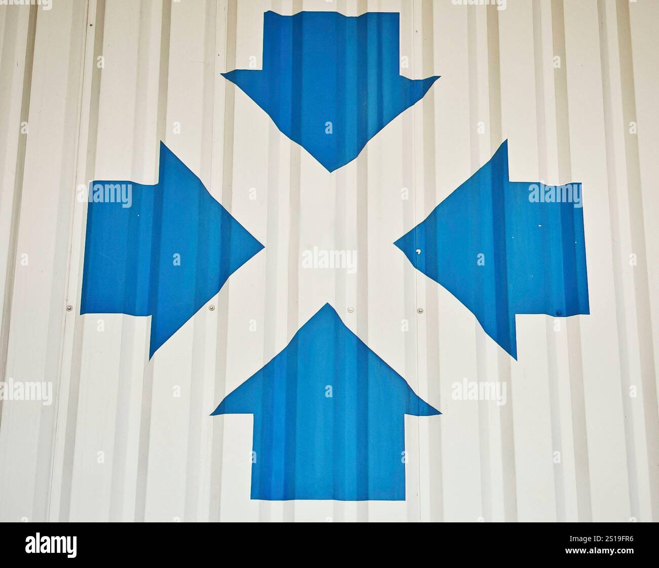 direction arrow points in one way, sign to move towards this direction ...