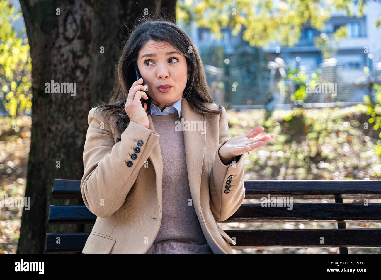 Urban business woman outdoor, out of office building. Businessperson ...