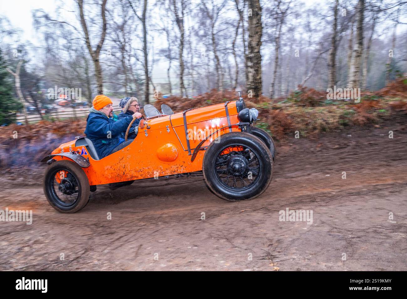 The Pre War Austin 7 car club members taking part in the Dave Wilcox ...