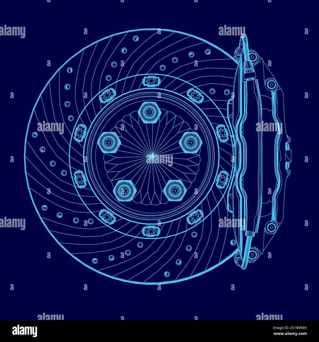 Image glowing circular interface Stock Vector Images - Alamy