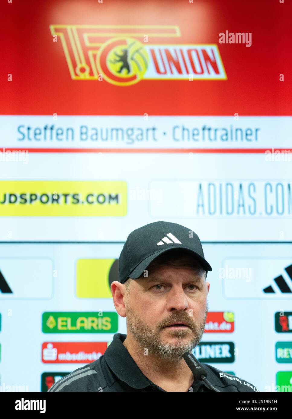 02 January 2025, Berlin: Soccer: Bundesliga, Press conference 1. FC ...
