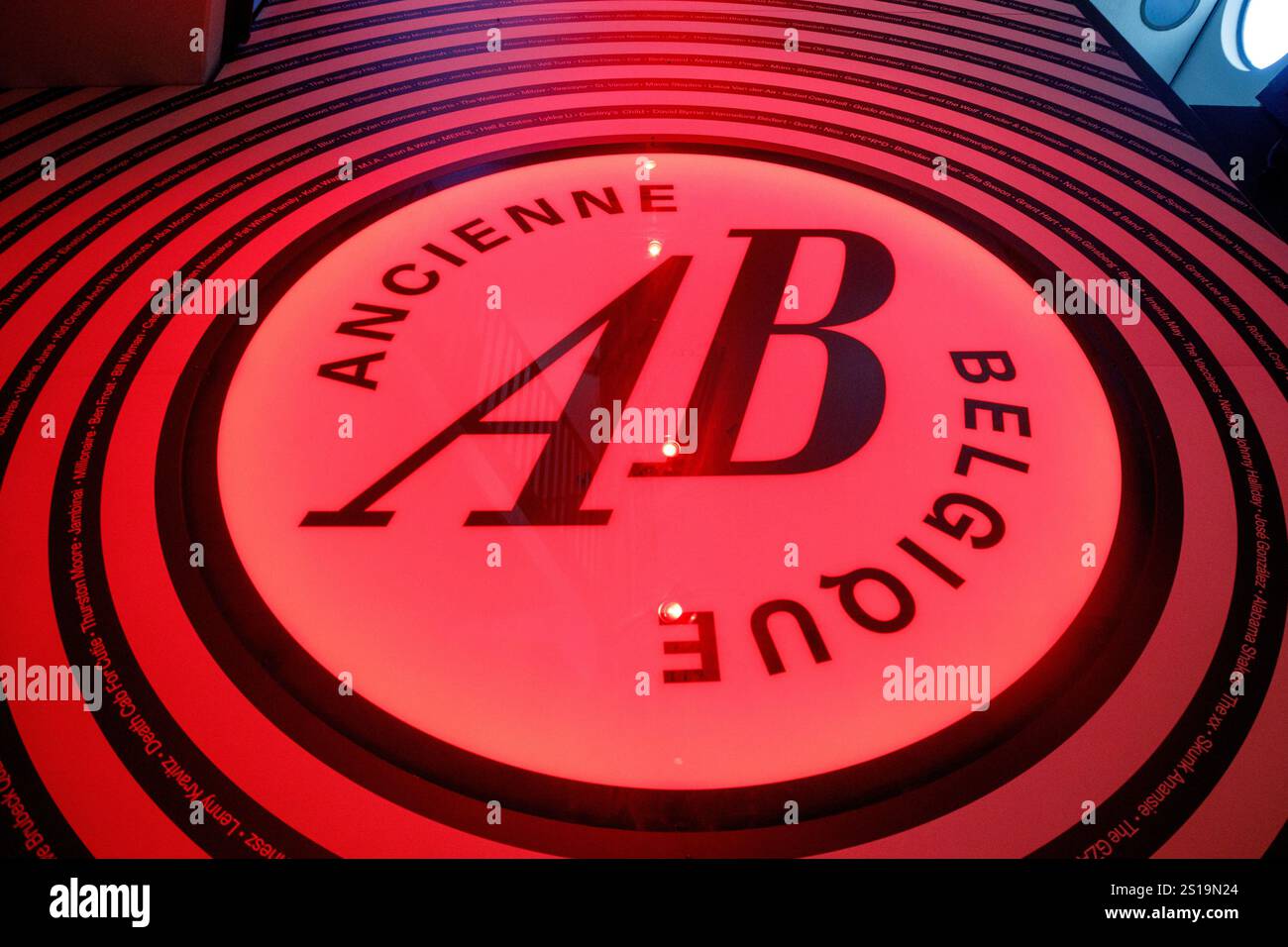Brussels, Belgium. 02nd Jan, 2025. The logo of the AB Ancienne Belgique ...