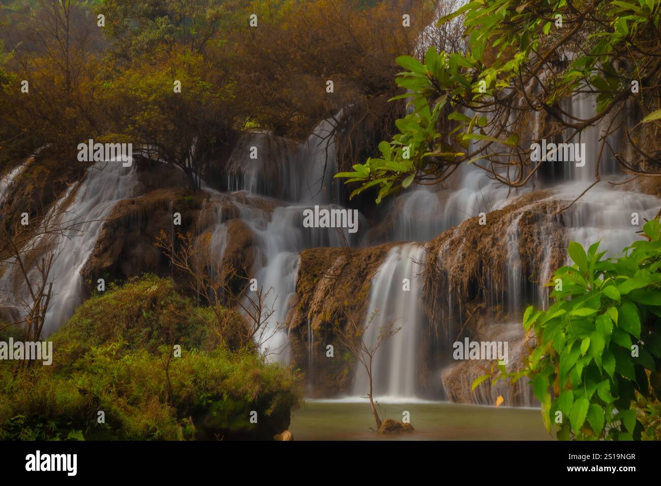 Thi Lo Su Waterfall is the largest waterfall in Tak Province, Thailand ...