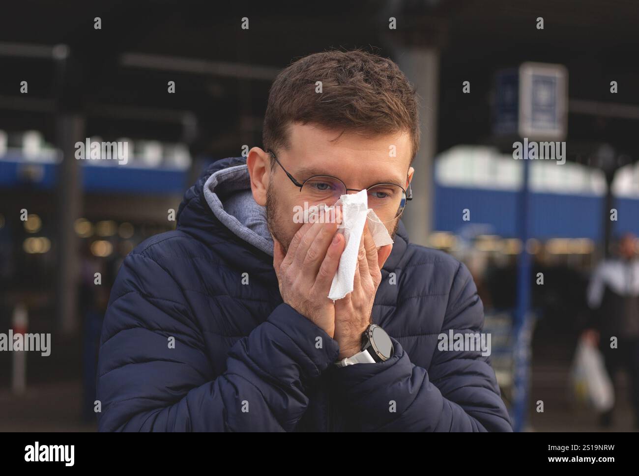Young adult guy blowing hi-res stock photography and images - Alamy