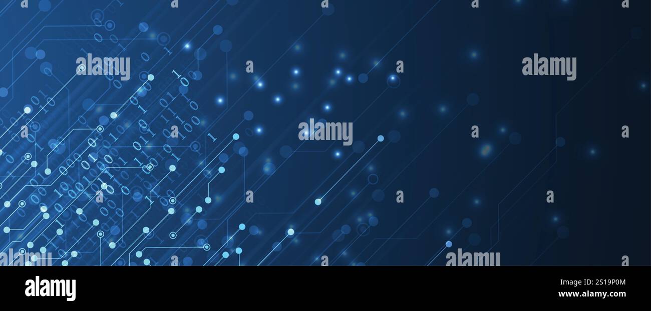 Technology Network Vector Background.. Science and technology ...