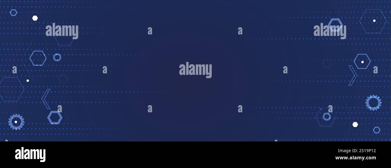 Technology Network Vector Background.. Science and technology ...