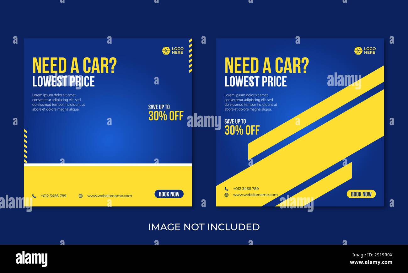 Vector automotive banner template Stock Vector Images - Alamy