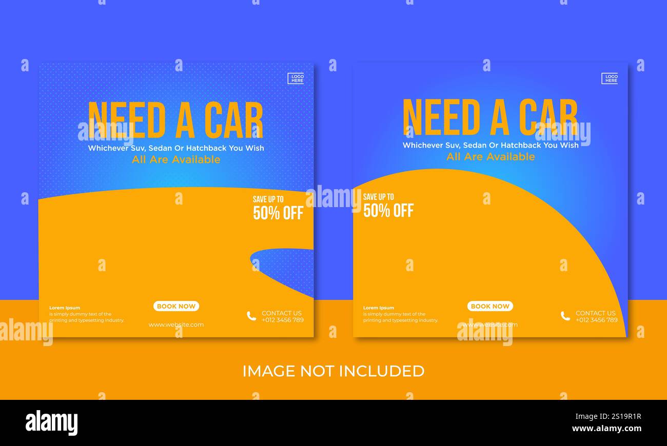Vector automotive banner template Stock Vector Images - Alamy
